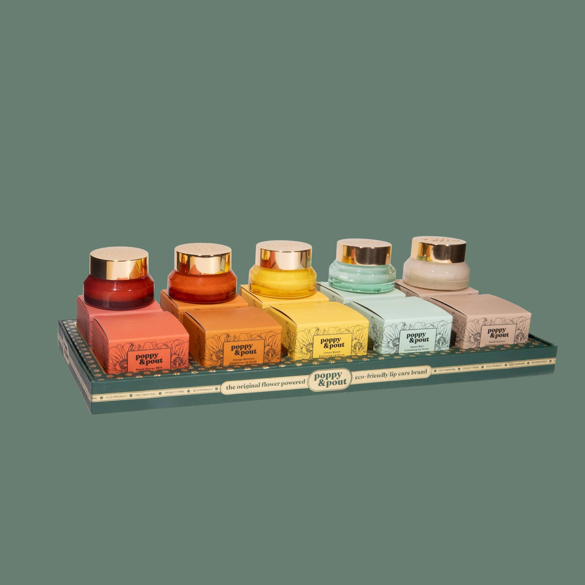 Product Display, 10 Lip Scrub, Green – Marana Pumpkin Patch