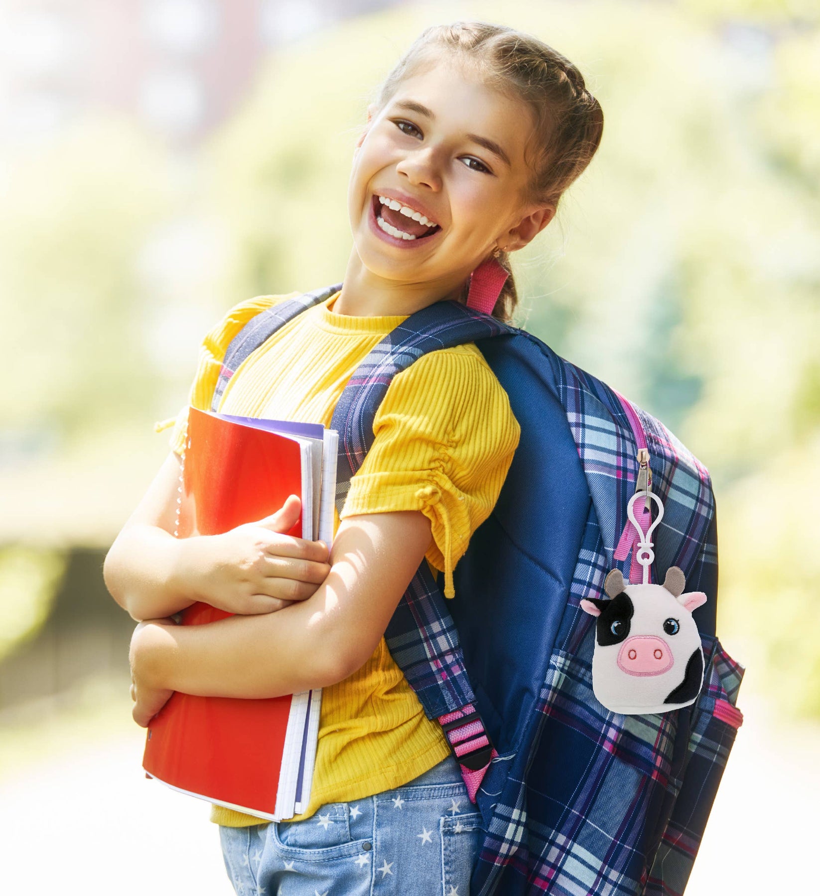 Snug-Mooshies Plush Clips - Cow – Marana Pumpkin Patch