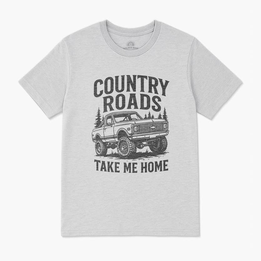Country Roads Take Me Home Vintage Graphic Tee: Pine / M – Marana ...