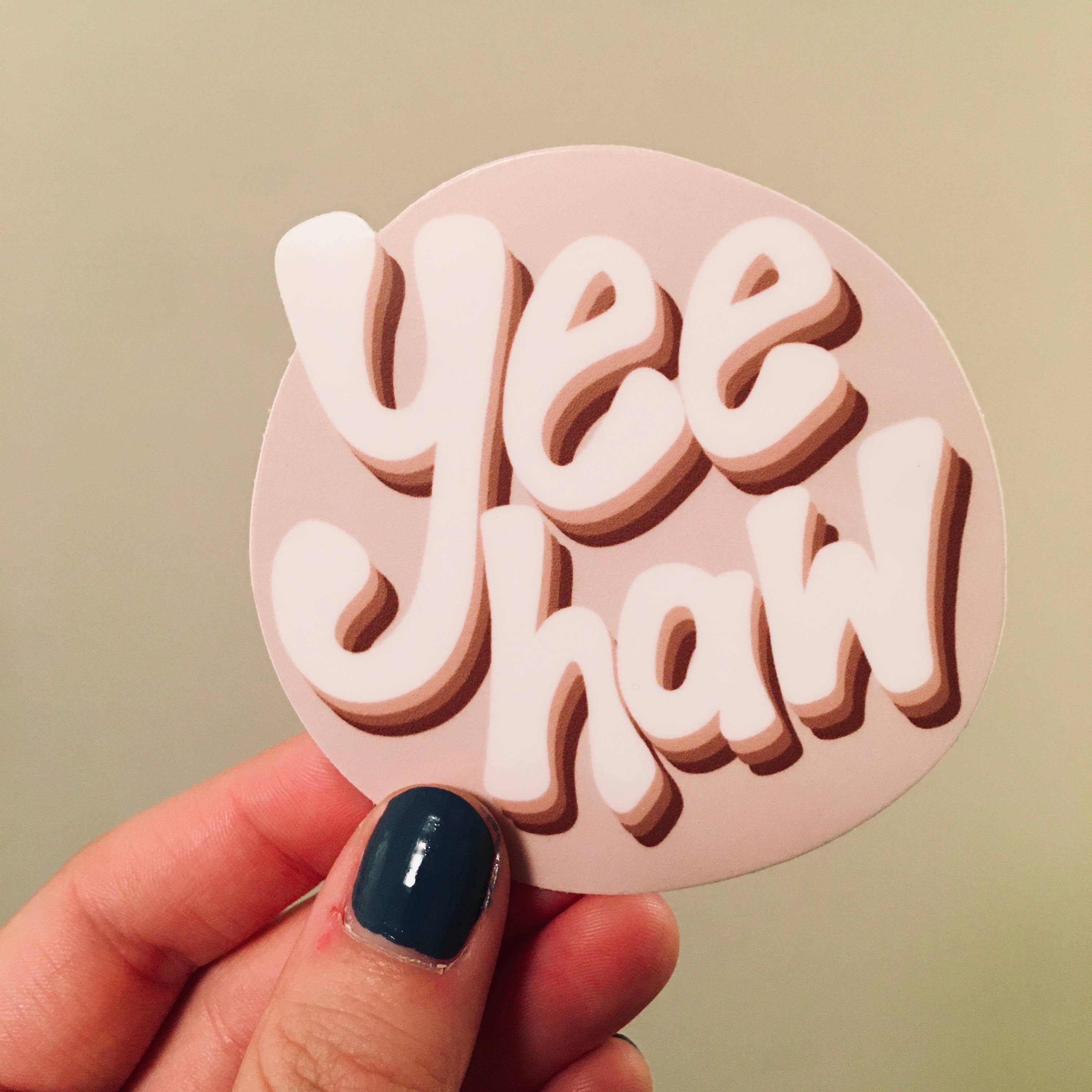 Retro Western Yeehaw Sticker – Marana Pumpkin Patch
