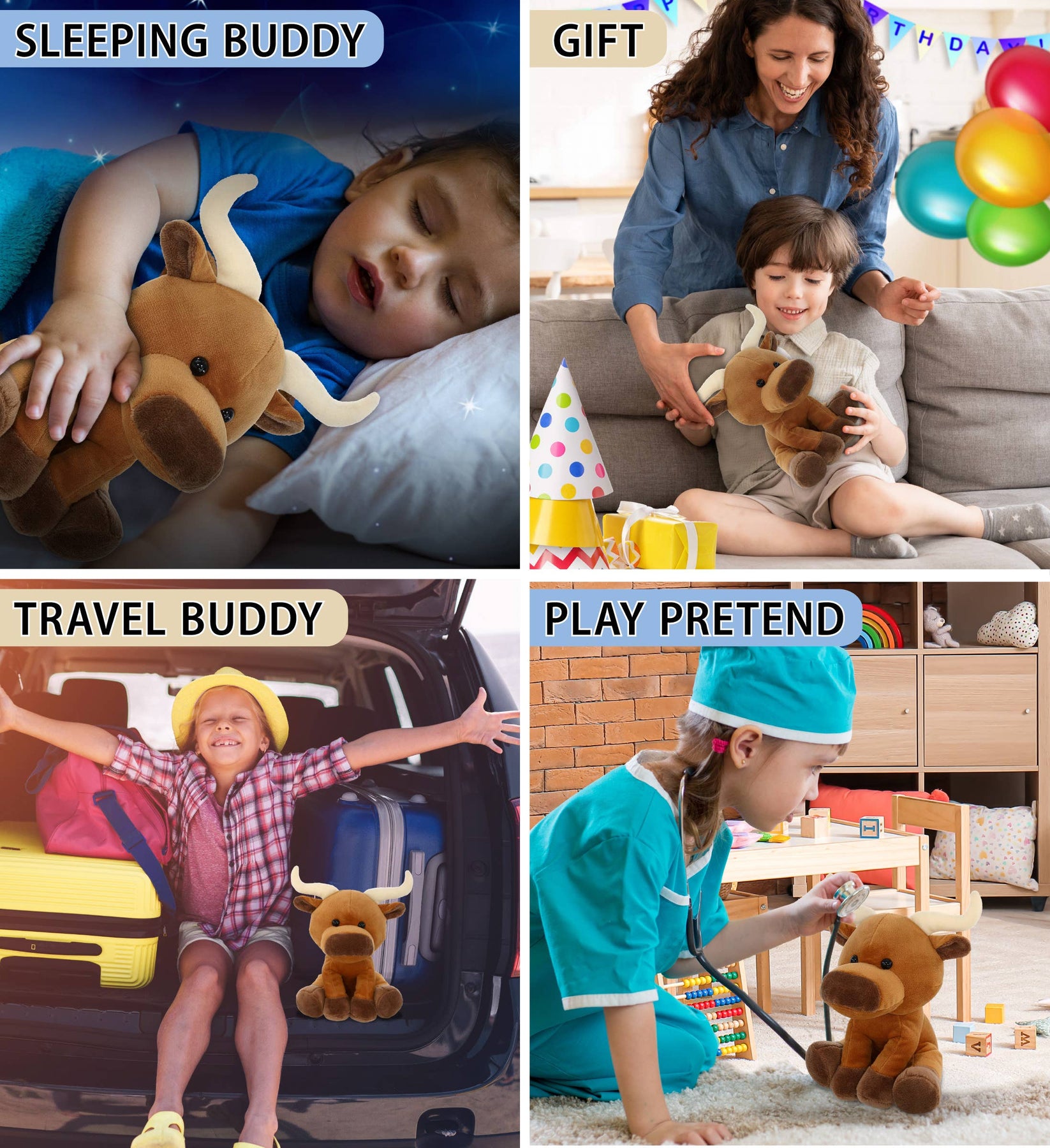 Plush - Floppy Longhorn 7" – Marana Pumpkin Patch